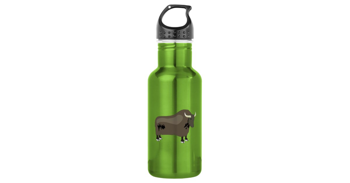 Yak Water Bottle | Zazzle