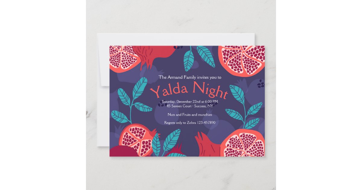 Yalda Night Invitations | Zazzle