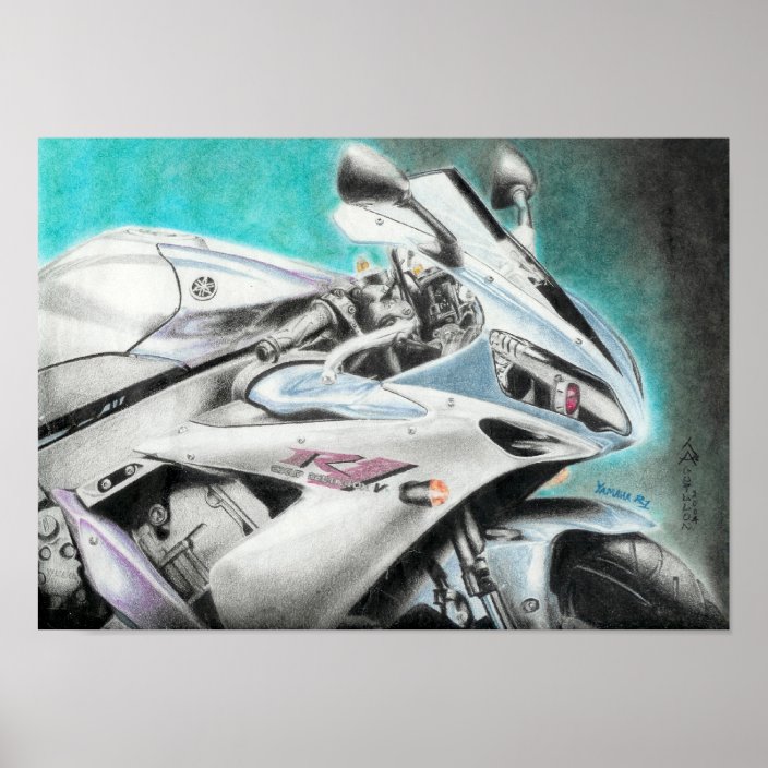 Yamaha R1 Poster | Zazzle.com