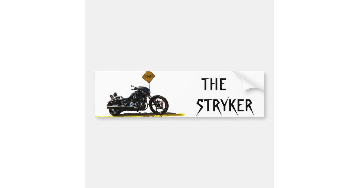YAMAHA STRYKER BUMPER STICKER | Zazzle
