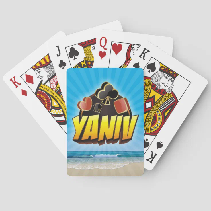 Yaniv Playing Cards | Zazzle