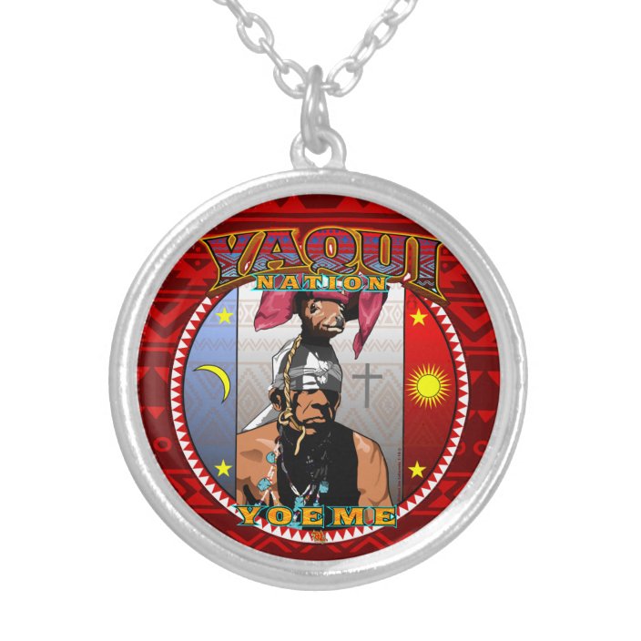 yaqui nation yoeme necklace charm | Zazzle.com