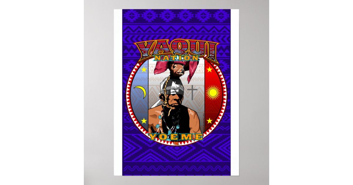 yaqui nation yoeme poster deer dancer | Zazzle