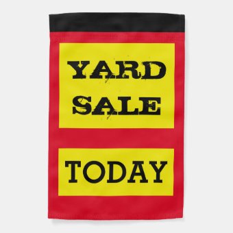 Yard Sale & Garage Sale - Today / garden sign | Zazzle