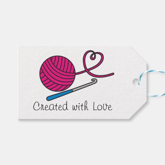 Yarn Love Gift Tag | Zazzle.com