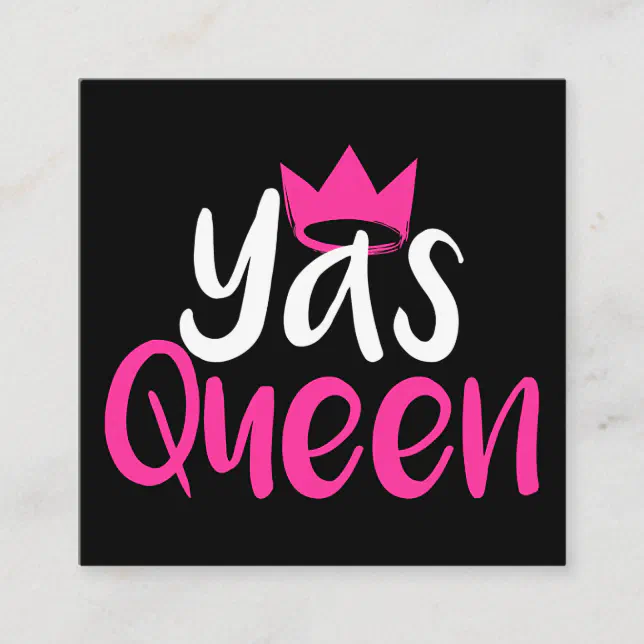 Yas Queen Business Card | Zazzle