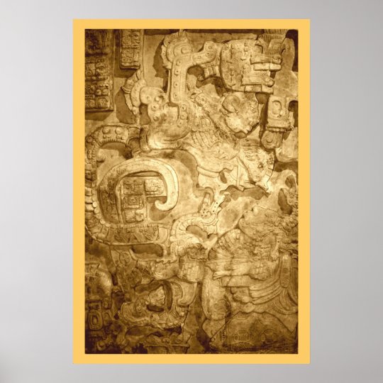 Yaxchilan Lintel # 25 Poster | Zazzle.com