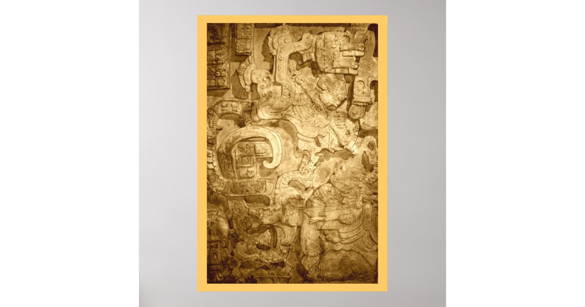 Yaxchilan Lintel # 25 Poster | Zazzle