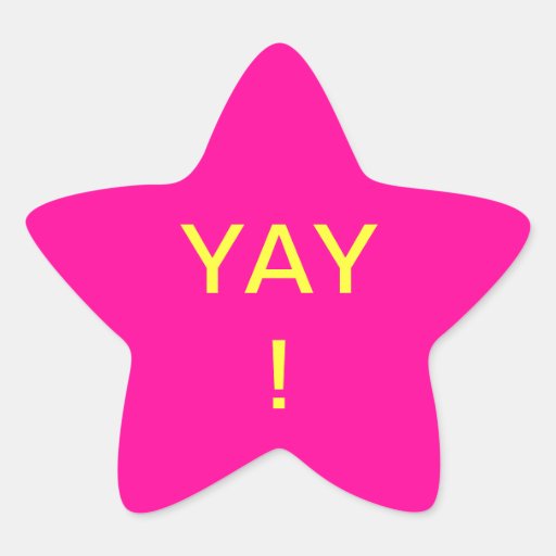 Yay! Sticker | Zazzle