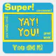 Yay You! Affirmation Stickers for Kids | Zazzle