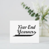 year end yearners postcard | Zazzle