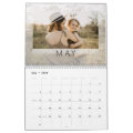 Year Full of Memories Family Photo Memory Keepsake Calendar | Zazzle