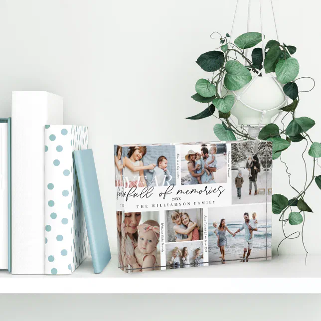 Year Full of Memories Photo Collage & Highlights | Zazzle