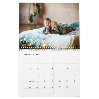 Year Full of Memories Photo Collage & Highlights Calendar | Zazzle