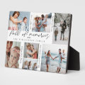 Year Full of Memories Photo Collage & Highlights Plaque | Zazzle