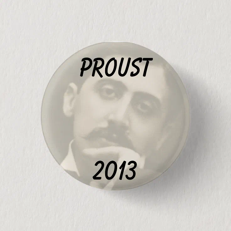 Year of Reading Proust Badge Pinback Button | Zazzle