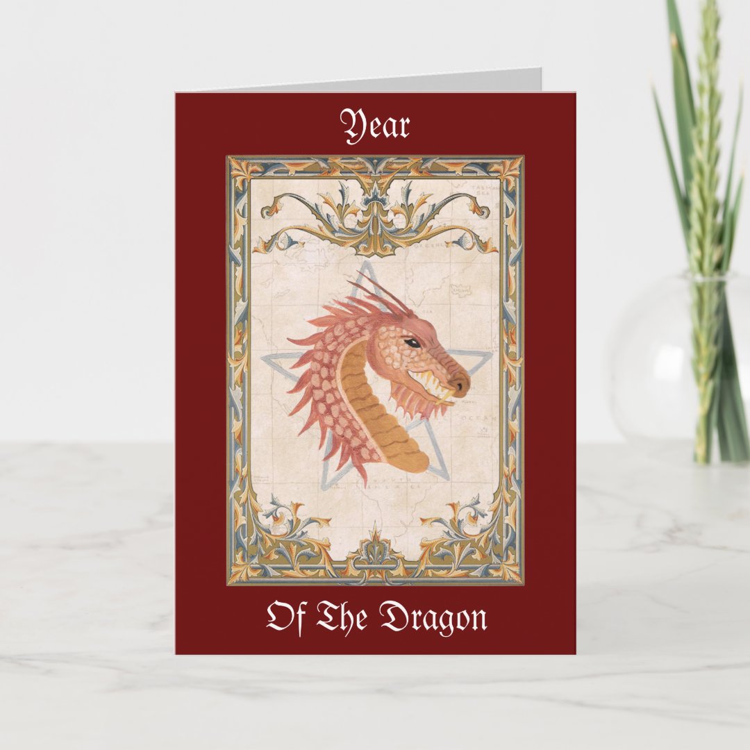 Year of the Dragon Greeting Card | Zazzle