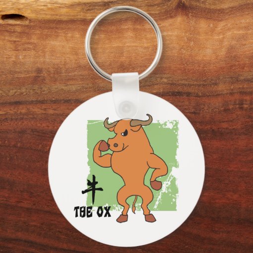 Year Of The Ox Gift Keychain | Zazzle