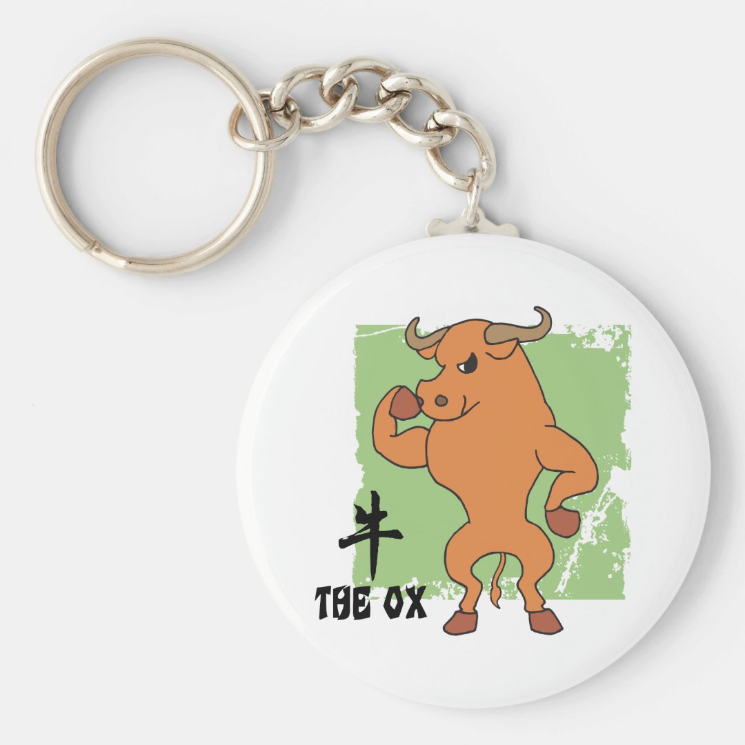 Year Of The Ox Gift Keychain | Zazzle