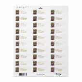 Year of Tiger Return Address Label | Zazzle