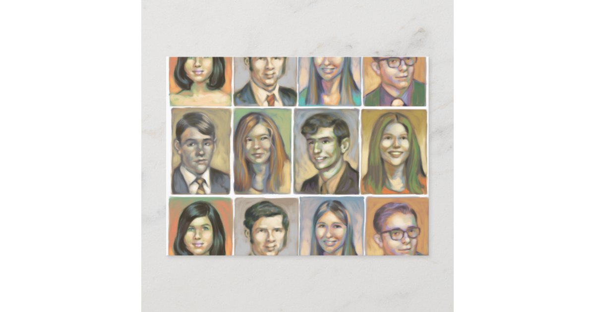 Yearbook Photos Poscard Postcard | Zazzle