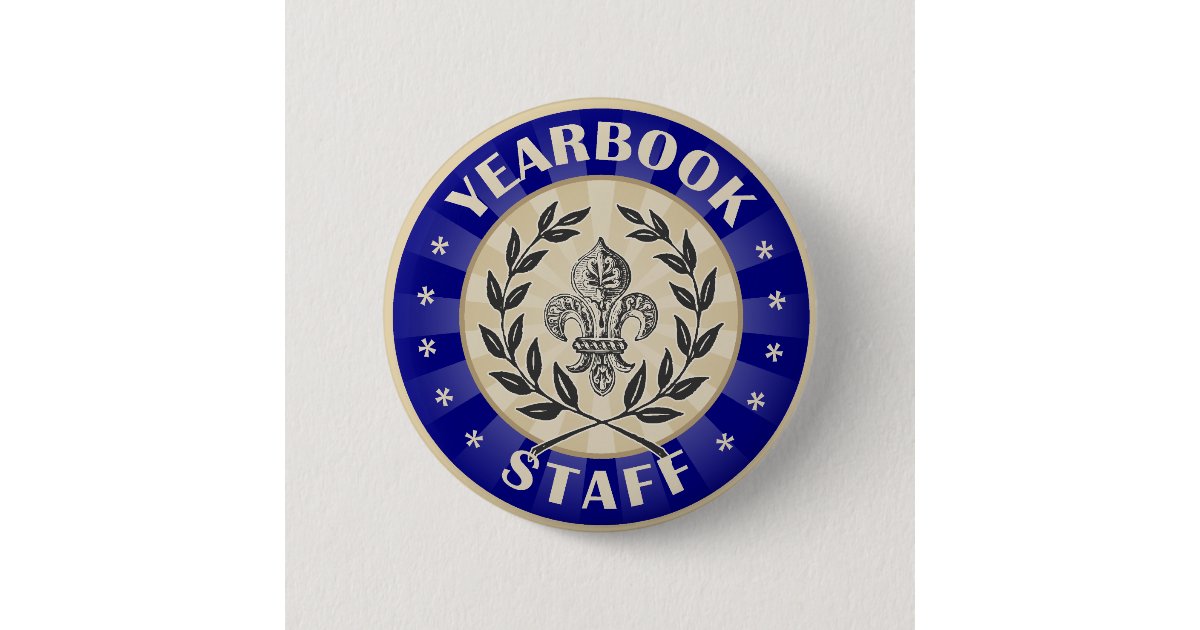 Yearbook Staff Button | Zazzle