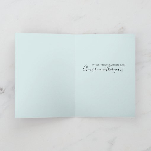 Yearly Birthday Reminder Beautiful Floral Fun Card | Zazzle
