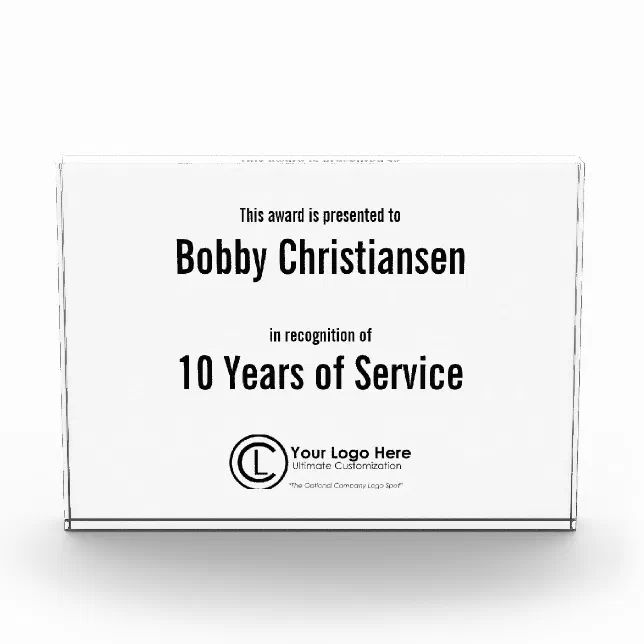 Years of Service Recognition Logo Award | Zazzle