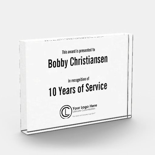 Years of Service Recognition Logo Award | Zazzle