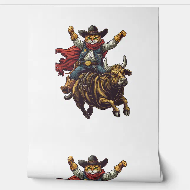Yeehaw Kitty – Wild West Cat Cowboy Rodeo Wallpaper | Zazzle
