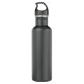 Yeet Logo Minimalist Dark Stainless Steel Water Bottle | Zazzle