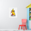 Yello Funny Fruit Yellow Banana Pun Poster | Zazzle