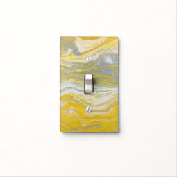 Yellow Abstract Light Switch Cover | Zazzle