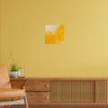 Yellow Abstract Painting by Morgan Harper Nichols Poster | Zazzle