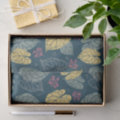 Yellow and green tropical leaves pattern tissue paper | Zazzle