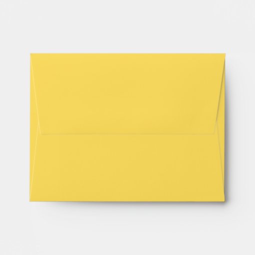 Yellow and White Stripes Pattern Envelope | Zazzle