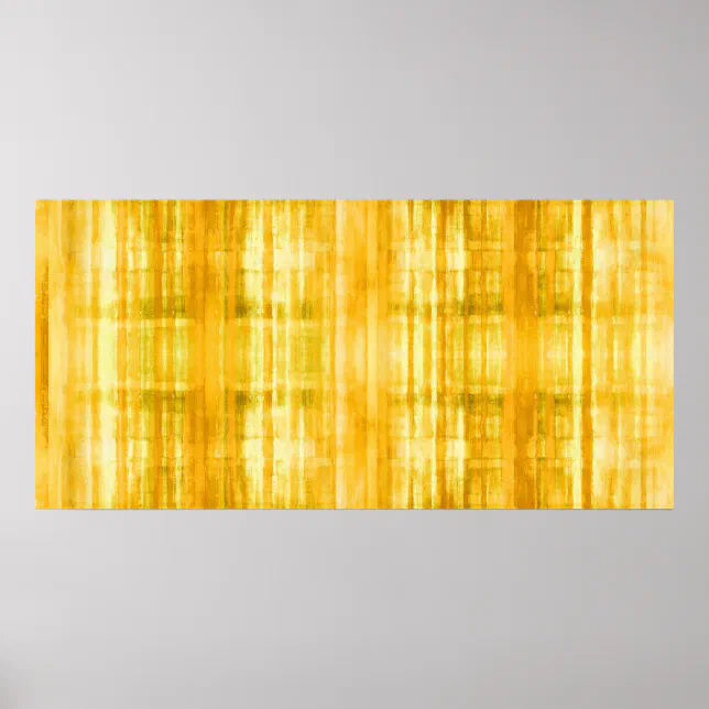 Yellow Art Color Paint Poster Print | Zazzle