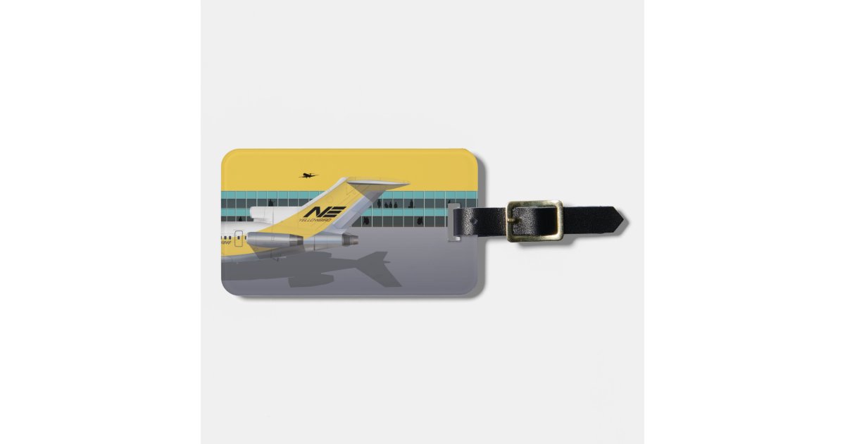 Yellow Bird Airline Luggage Tag | Zazzle