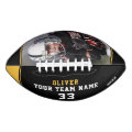Yellow Black Name Number Team Photo Football | Zazzle