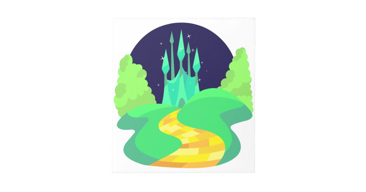 yellow brick road notepad | Zazzle