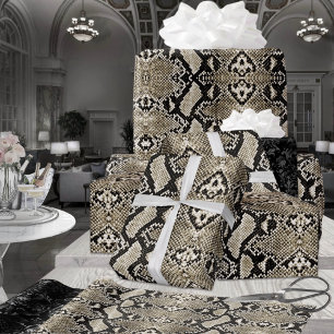Snakeskin Wrapping Paper Zazzle