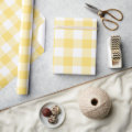 Yellow Buffalo Check Pattern Wrapping Paper | Zazzle