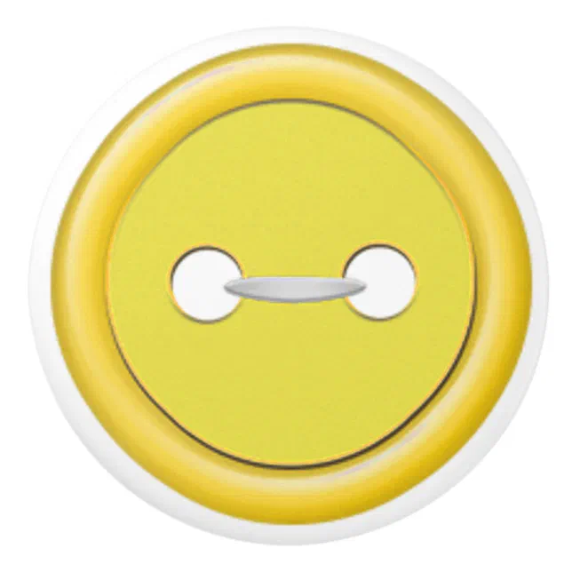 Yellow Button Drawer Pull | Zazzle