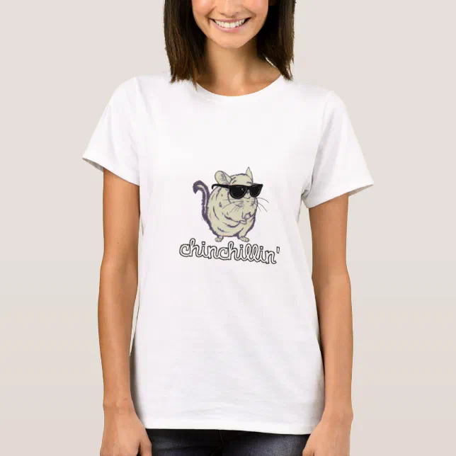 Yellow Chinchillin Chinchilla T-Shirt | Zazzle