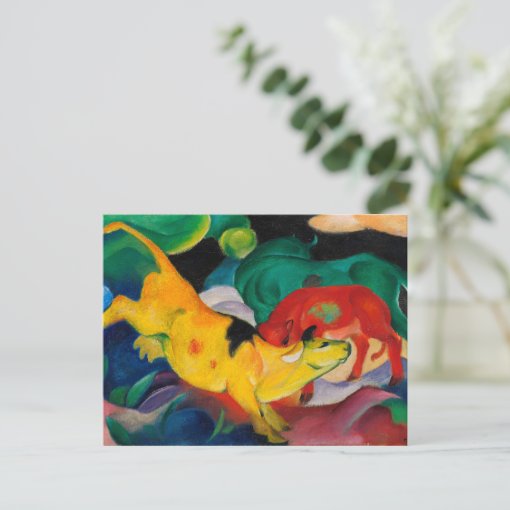 Yellow Cow by Franz Marc Postcard | Zazzle