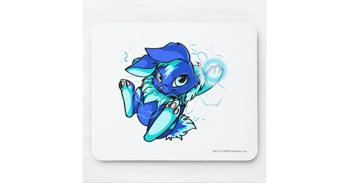 Yellow Cybunny with Stars Mouse Pad | Zazzle