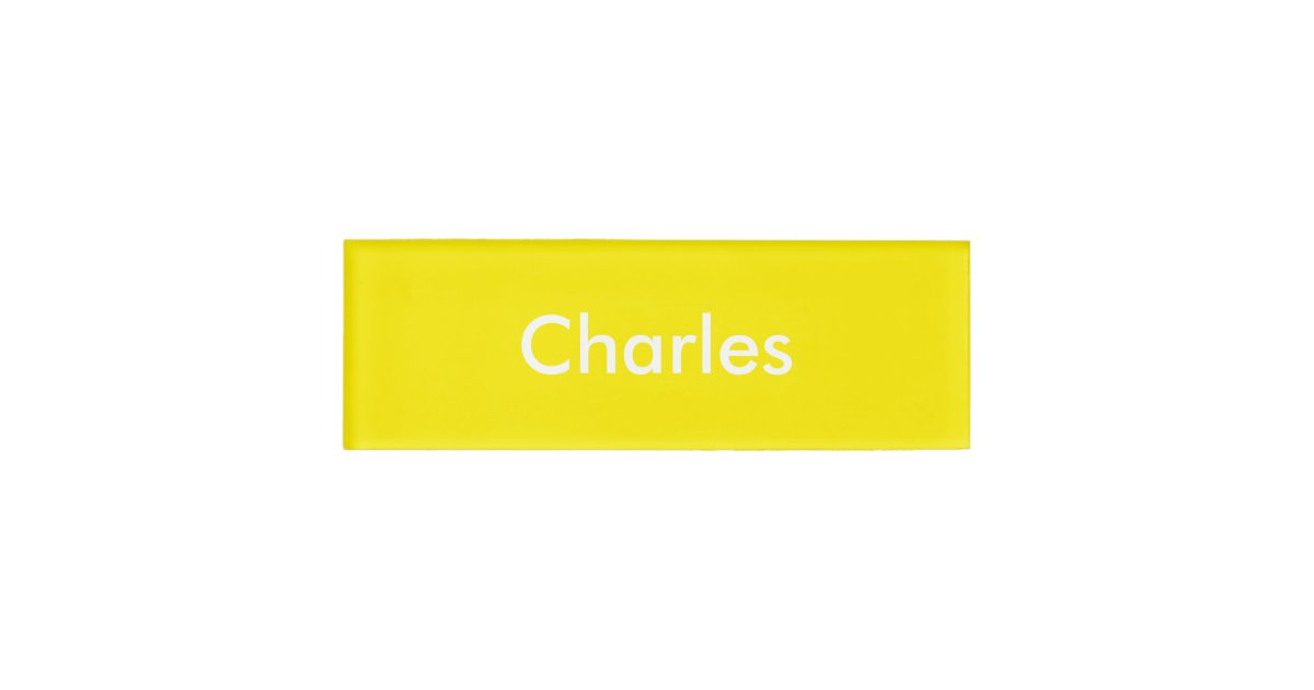 Yellow Daffodil Personalized Template Name Tag | Zazzle