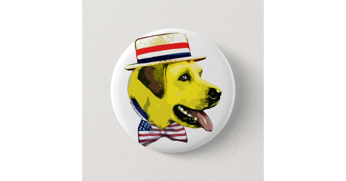 Yellow Dog Democrat. Button | Zazzle