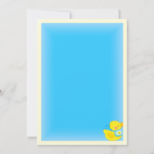 Yellow Duck Baby Shower Invitation | Zazzle