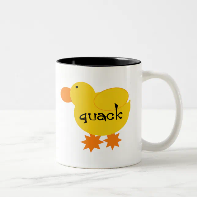 Yellow Duck Quack Mug | Zazzle